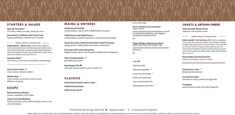 Windstar Cruises Room service guide | The Boutique Cruiser